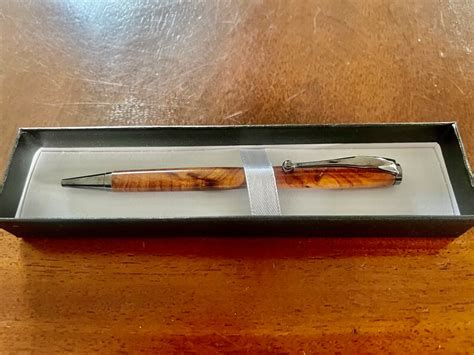 Handcrafted Wooden Ballpoint Pen Etsy