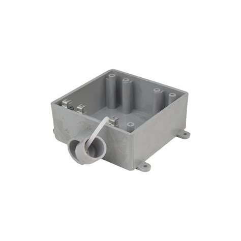 Thomas Betts X Grey PVC Rectangular Double Gang FSE Device Box Electrical Boxes