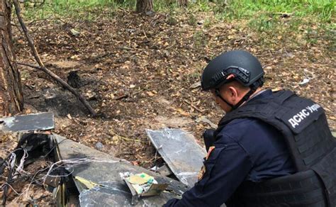 У лісі на Київщині люди знайшли уламки ворожого дрона «Герань 2 Вечірній Київ