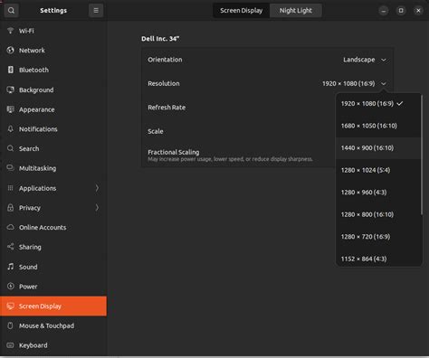 Multiple Monitors Ubuntu Newly Created Screen Resolution Not Selectable Ask Ubuntu