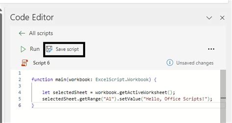 Introduction To Office Script