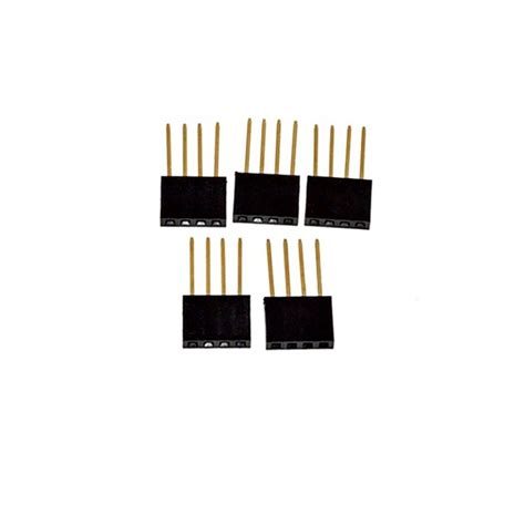 Buy 4Pin Female 11mm Tall Stackable Header Connector Robu