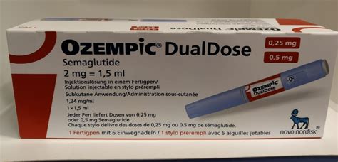 Buy Semaglutide Ozempic Dual Dose 0 25 0 5mg X 1 5ml By Novo Nordisk