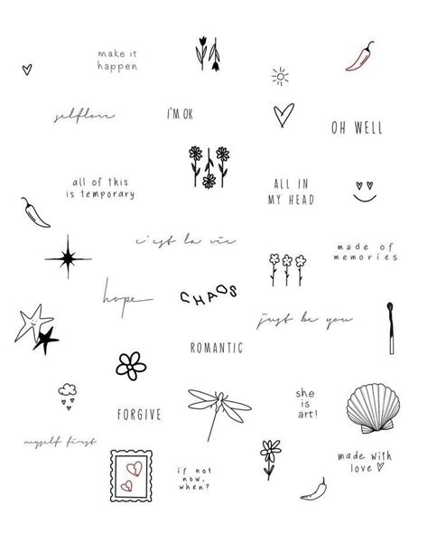 Simple Dainty Tattoos Small Designs Small Girly Tattoos Girly