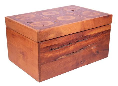 Lot Handcrafted Redwood Filing Box