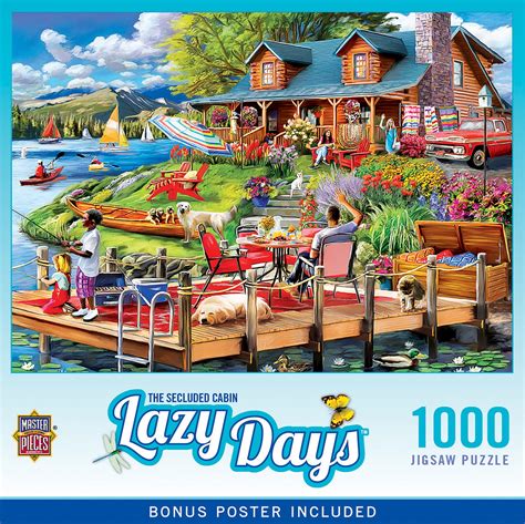 Lazy Days The Secluded Cabin 1000 Piece Puzzle
