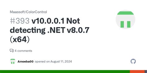 V10001 Not Detecting Net V807 X64 · Issue 393 · Maassoft