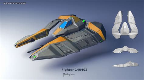 Sci Fi Space Fighter 140402 Concept Art
