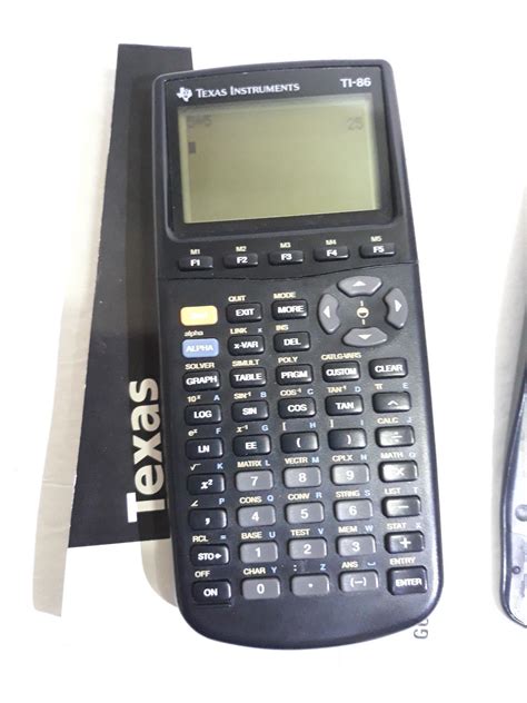 Texas Instruments Ti 86 Graphing Calculator Calculators