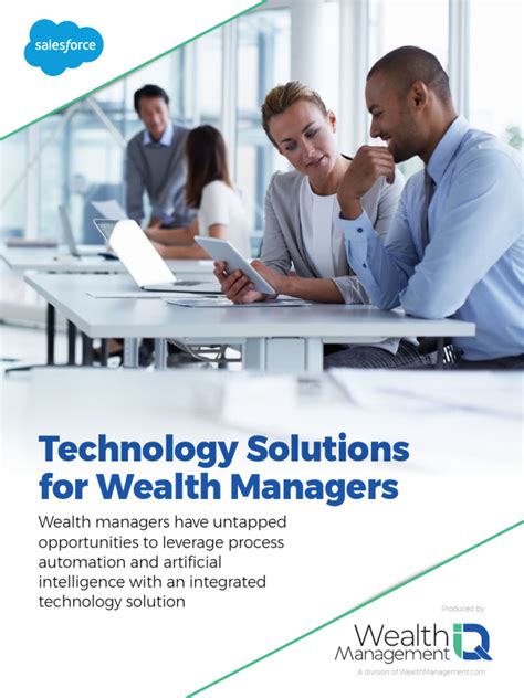 Salesforce Technology Solutions For Wealth Managers Pdf Customer Relationship Management