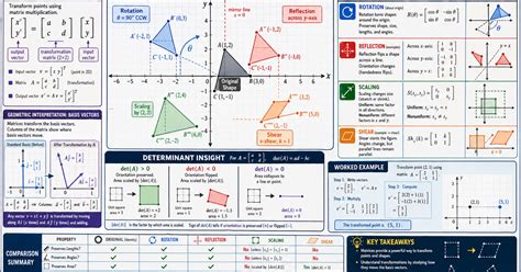 Matrix Transformations In 2d Infographic Livephysics™