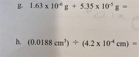 Solved Preform The Following Mathematical Operations And