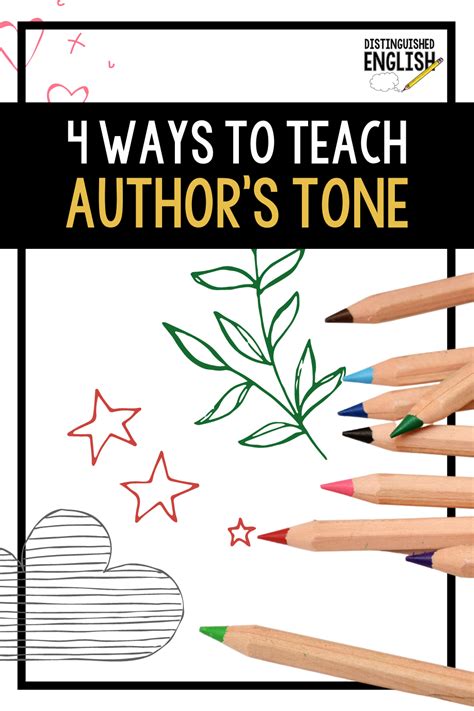 4 Fun Ways To Teach Authors Tone In Middle School — Distinguished English