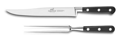 Sabatier Meat Set With Carving Knife Carving Fork