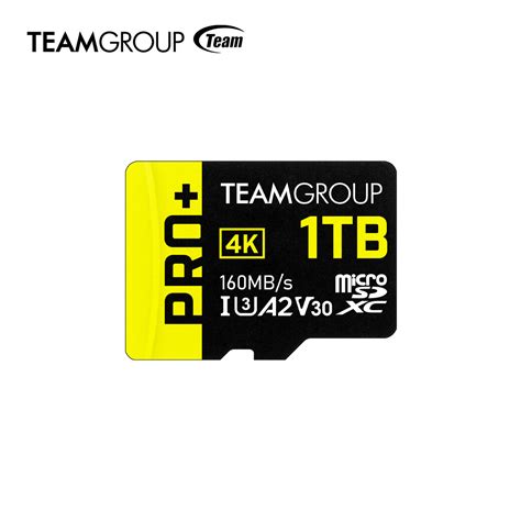 Team Group Releases Pro Microsdxc Uhs I U3 A2 V30 Memory Card