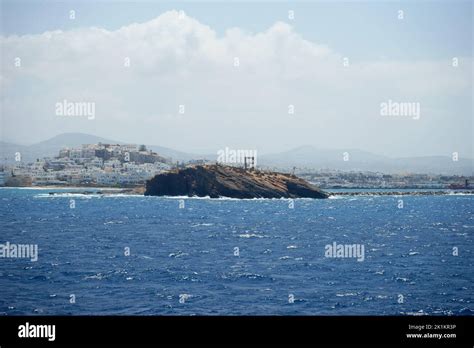 griechische Insel Naxos Kykladen in der Ägäis Torweg der Ruinen