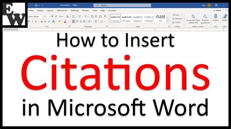 How To Insert Citations In Microsoft Word Artofit
