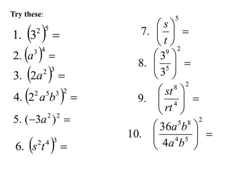 Laws Of Exponents PPT
