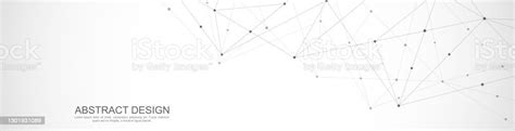 추상적인 다각형 배경과 점과 선을 연결하는 웹 사이트 헤더 또는 배너 디자인 글로벌 네트워크 연결 텍스트에 대한 신경질 배경과 공간을 가진 디지털 기술 0명에 대한 스톡