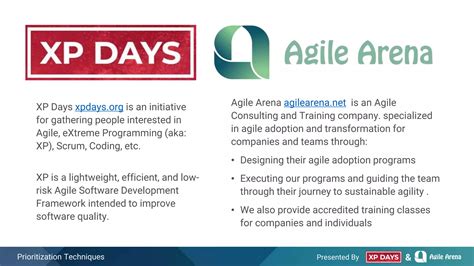 Priotrization Techniques Ppt