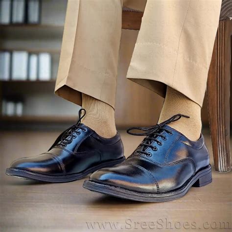 Police Uniform Shoes Pure Leather Oxford For Women Sree Shoes
