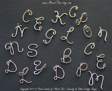 5 Bridesmaids Bridal Party Initial Necklaces Sterling Silver Etsy