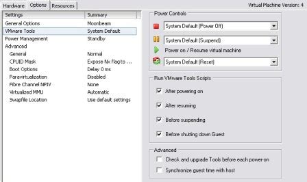 Power Options For Graceful VMware Virtual Machine Power Offs