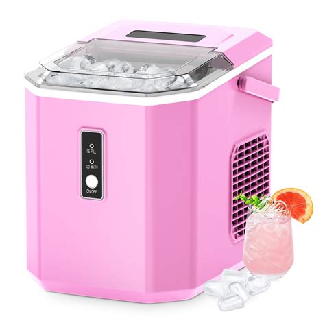 Euhomy Ice Maker Countertop 26 5 Lbs 24h 9 Bullet Shaped Ice Cubes