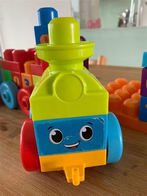 Mega Block Train Hobbies And Toys Toys And Games On Carousell