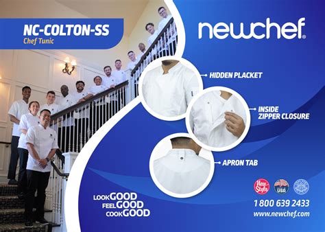 Newchef Fashion Colton Ss Club Resort Chef