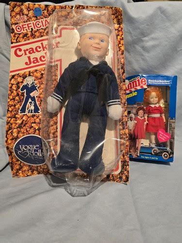 Lot Of 2 Vintage Dolls 1980s Vogue Cracker Jack And Knickerbocker Annie