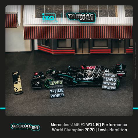 Tarmac Works 164 Scale Mercedes Amg F1 W11 Eq Performance Turkish Gra