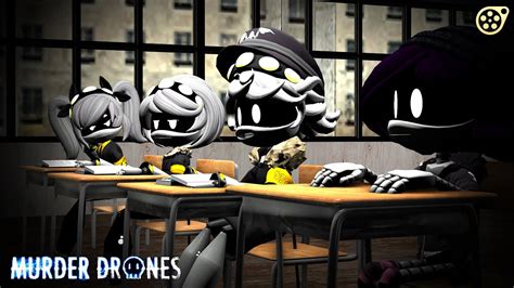 Murder Drones Short Animation Meme When The Whole Class Is Arguing On