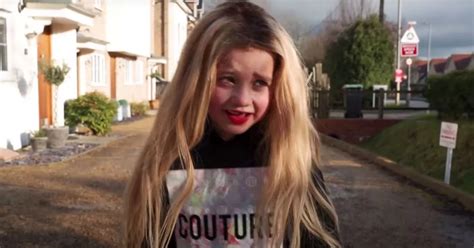 Katie Prices Daughter Bunny Wears Blonde Wig And Lipstick To Look Like