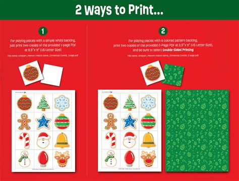 Christmas Memory Match Game Instant Download Fun Activity