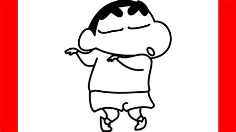 How To Draw Shin Chan Step By Step Drawing YouTube