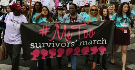 Hundreds March In Hollywood To Protest Sexual Harassment Cbs San
