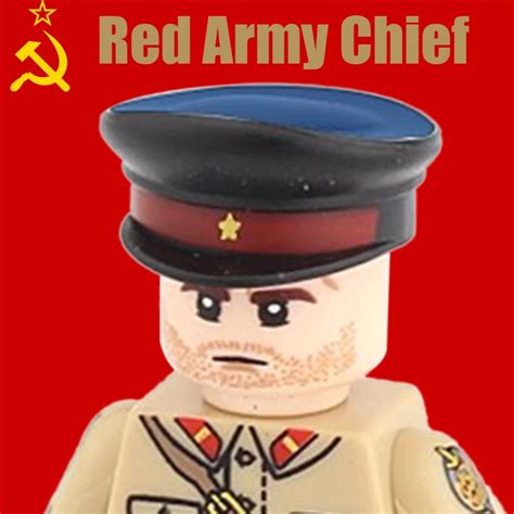 MOC WW2 Figuras De Jefe Del Ej Rcito Ruso Sovi Tico Soldados Militares