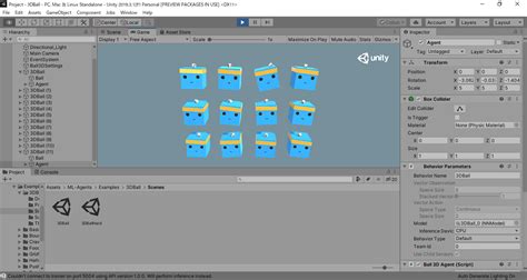 【windows】unity Ml Agentsのサンプルを動かす② ～学習モデルの作成～ Release 1対応版 ロビンソン研究所