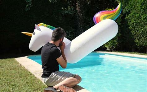how to inflate a pool float without a pump winflatable