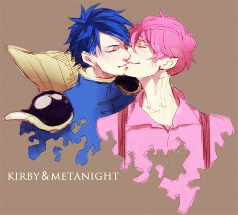 Meta Knight And Kirby Kiss