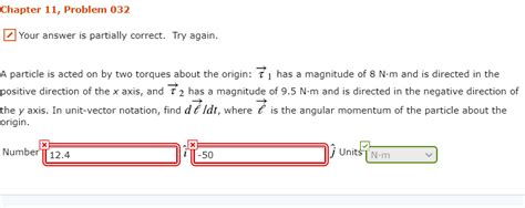 Solved Chapter 10 Problem 016 Your Answer Is Partially