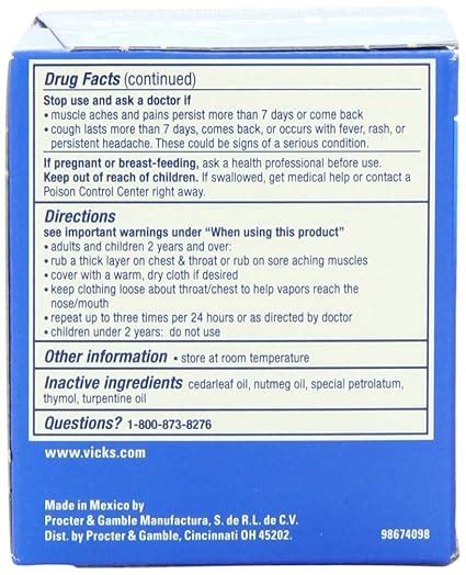 Vicks Inhaler Ingredients