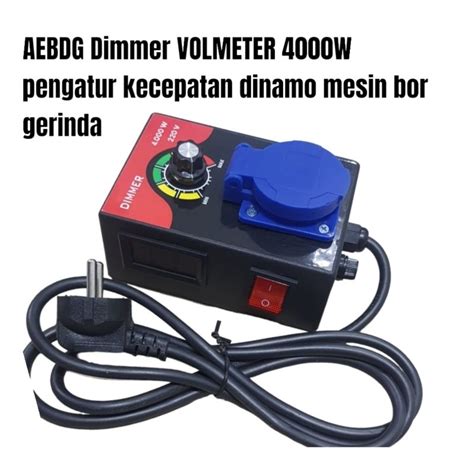 Jual Aebrand Dimmer Voltmeter Ac 4000 Watt Complete Dimmer Ac 4000w