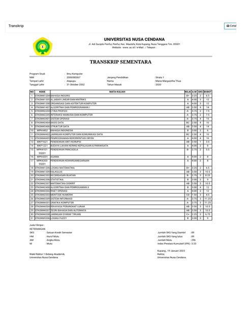 Transkrip Etha Pdf