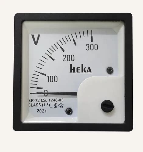 Analog Panel Meter 500 Volt Analog Meter Manufacturer From New Delhi