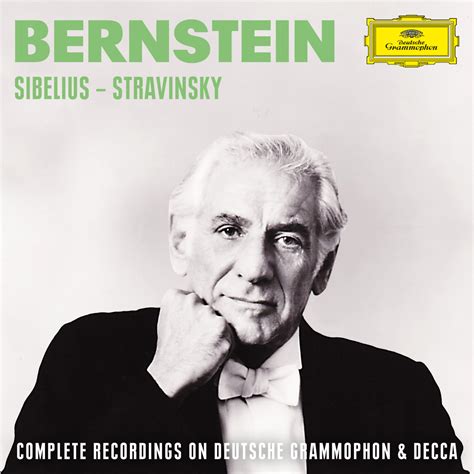SIBELIUS STRAVINSKY Leonard Bernstein Deutsche Grammophon