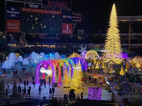 Photos 4 Million Lights Shine At Nats Park Holiday Light Maze And