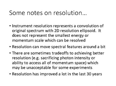 Angleresolved Photoemission Spectroscopy Arpes Overview Outline Review