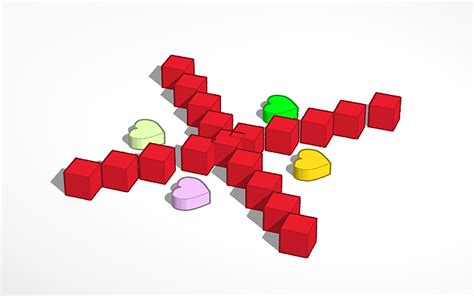 3d Design The Heart Gems Temple Tinkercad